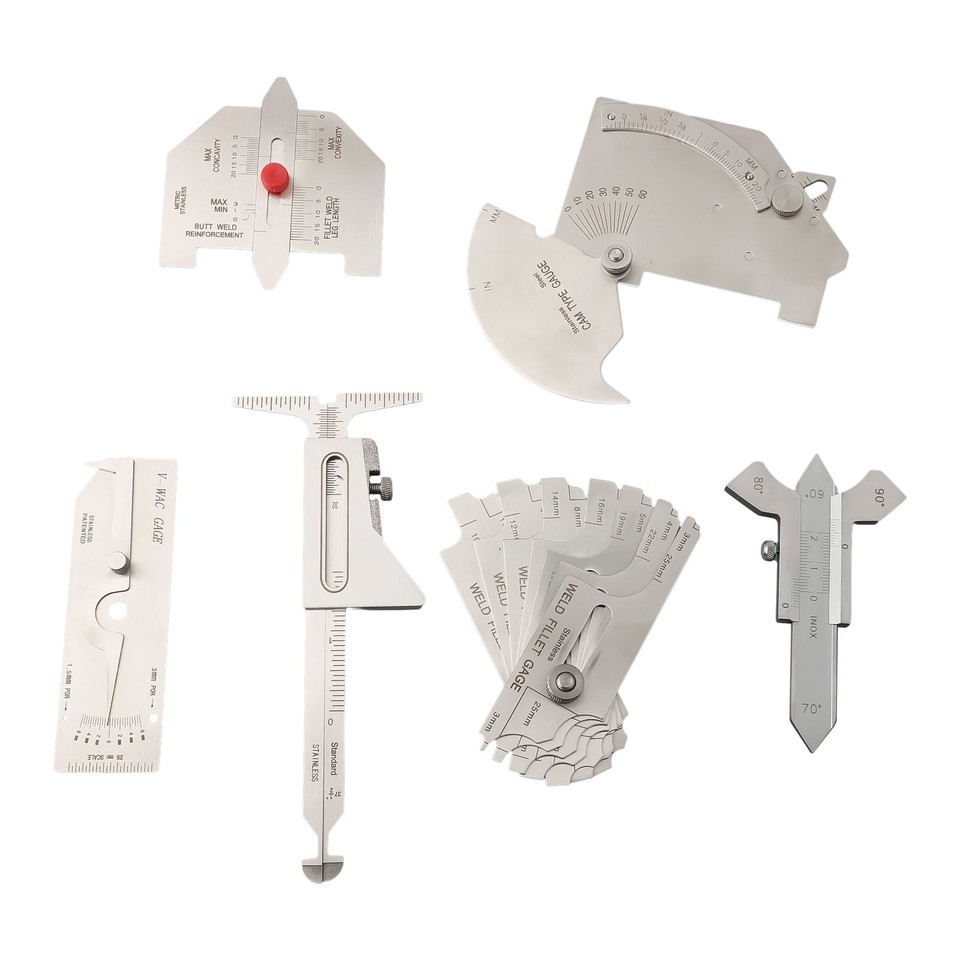 Welding Gauge Tool Kit Gage Inspection Ruler Measuring Tools MG-8 MG-11 ...