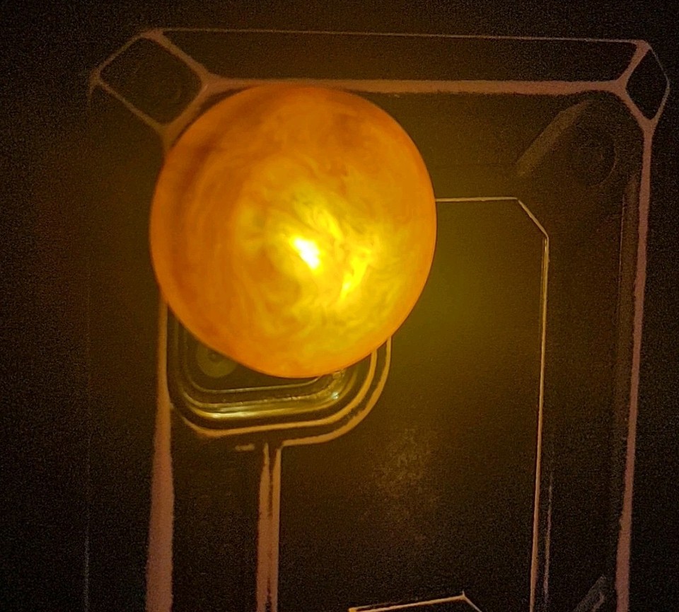 VTG Crisloid Bakelite Backgammon Butterscotch Swirl Translucent Cherry ...