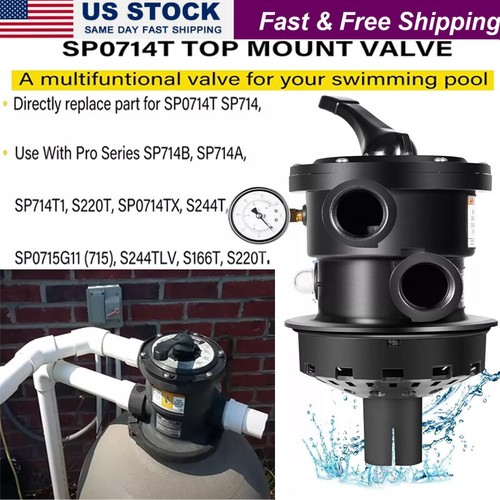 Hayward SP0714T Vari-Flo Control 1-1/2 FIP Top Mount Sand Filter ...