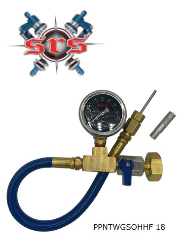 Geothermal Loop Fill Tool Pressure Test Gauge PETE PORT Needle Probe ...