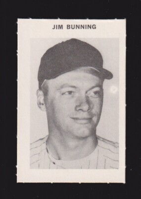 1969 MILTON BRADLEY Jim Bunning PITTSBURGH PIRATES EX-MINT+ A | eBay