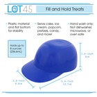 Lot45 Mini Baseball Helmet Ice Cream Snack Bowls - 12pc 8oz Blue ...