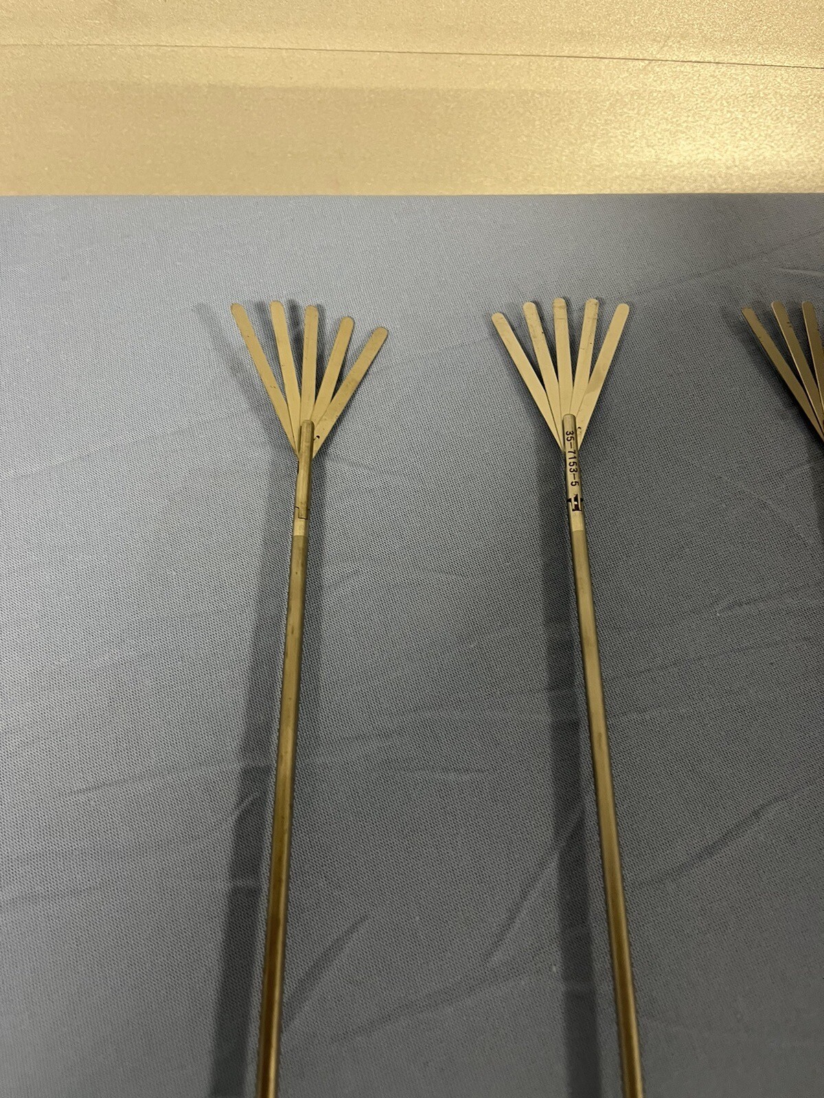 *LOT OF 4* Laparoscopic 5 Fan Retractor Jarit Integra 65310 & 3 Boss 35 ...