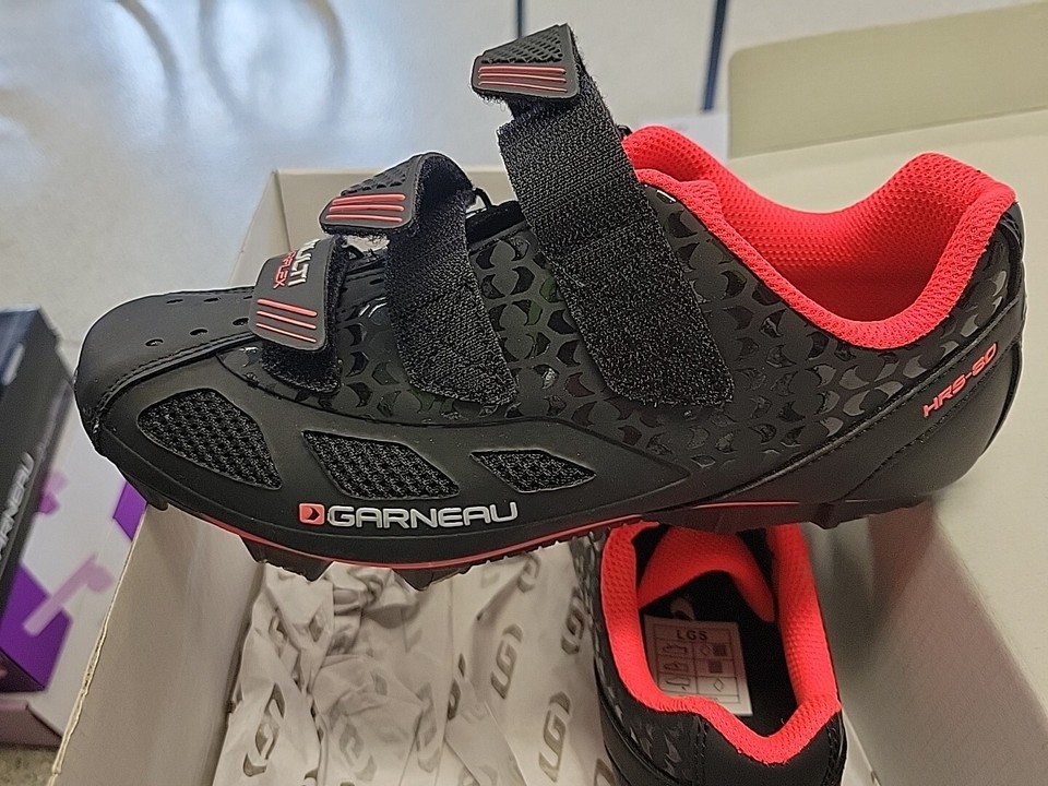 Louis Garneau Women's Multi Air Flex Cycling Shoes Black & Red Size 37 ...