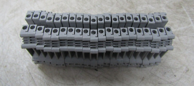 💥20) PHEONIX CONTACT UK5N GRAY TERMINAL BLOCKS 30 AMP 600 VAC LOT OF 20 ...