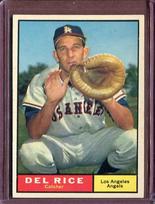 1961 Topps 448 Del Rice NM #D151721 | eBay