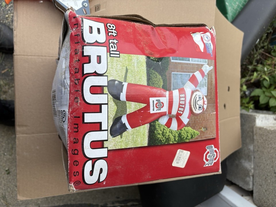 Ohio State Buckeyes 7FT Tall Inflatable "Brutus" Mascot for Tailgating ...