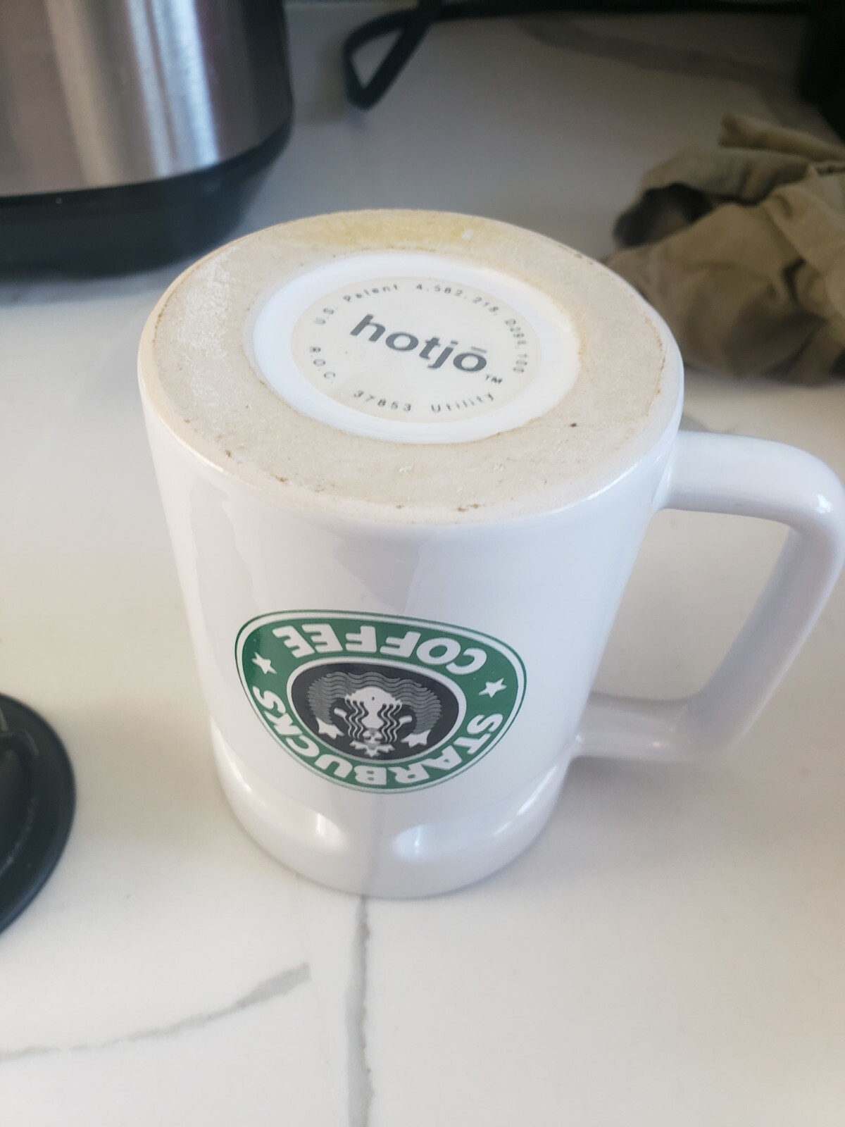 Starbucks Coffee Company Square Hotjo Ceramic Travel Mug Green Mermaid ...