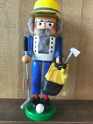 Rare Vintage Steinbach Golfer Nutcracker - Made In Germany - 15” Tall ...