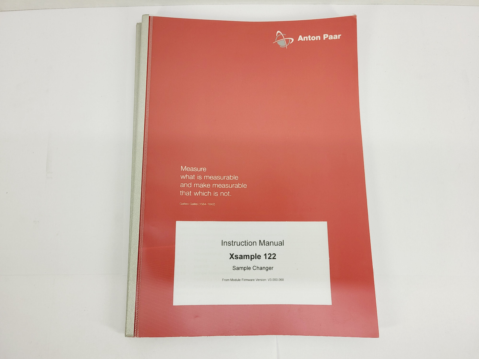 Set of 6 Anton Paar Instruction Manuals - Generation M, DMA 4100 ...