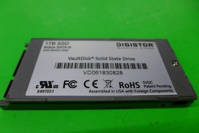 Digistor VaultDisk Mini-2.5” 9.5mm SATA III 1TB SSD Removable Drive DIG ...