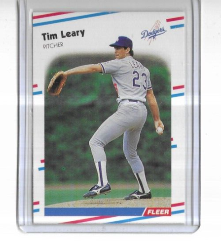 1988 Fleer #521 Tim Leary Los Angeles Dodgers | eBay