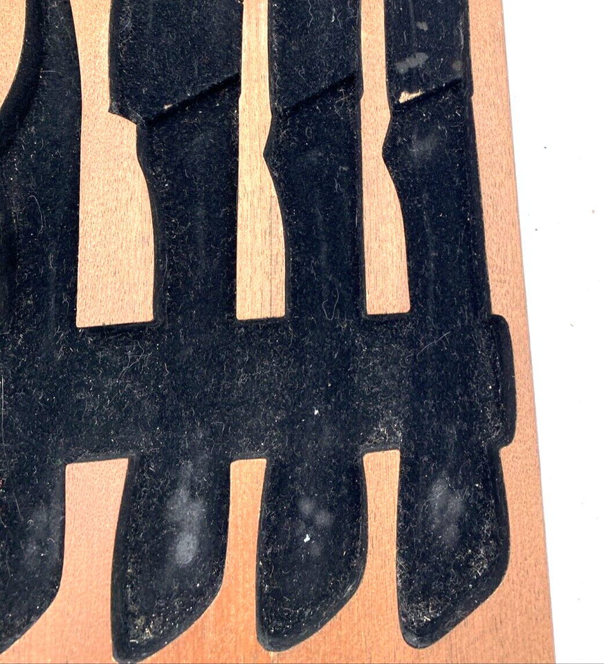 Pageant Harvest Stainless Carving Knives & Form Set VTG w/custom block ...