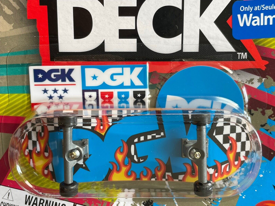 TECH DECK WALMART THROWBACK SERIES DGK MINI SKATEBOARD Checkerboard ...