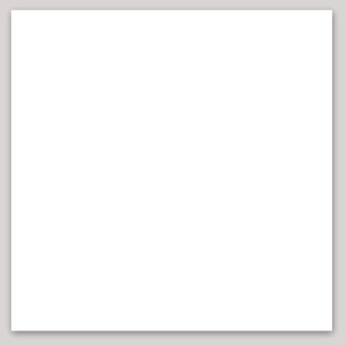 Blank 3.5x3.5 Inch White Square Vinyl Bumper Magnet Magnetic Material ...
