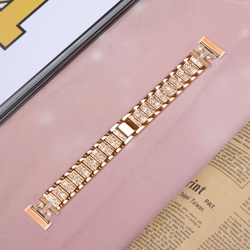 Rhinestone Bling Metal Watch Band for Fitbit Versa 4/Sense 2 Strap ...