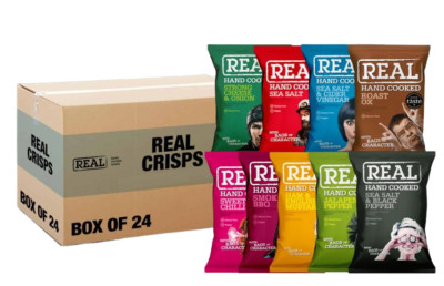 Real Crisp Hand Cooked Fully Cases great Flavours Canteen, Cafe,Work ...