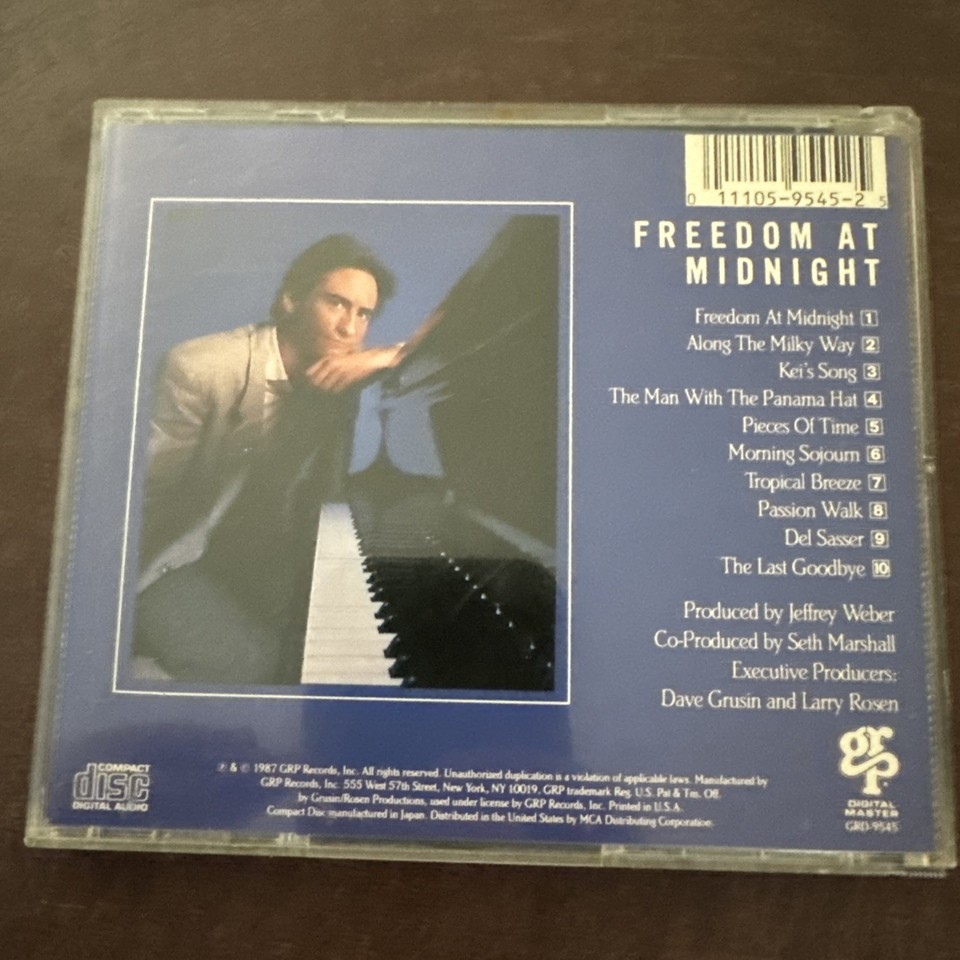 SIGNED David Benoit: Freedom At Midnight Autographed MUSIC AUDIO CD ...