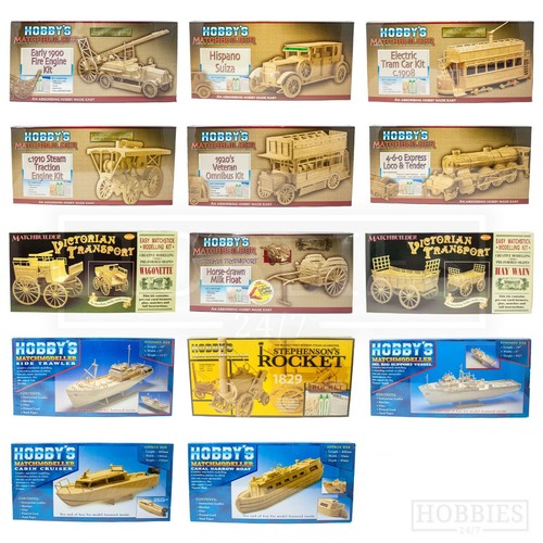 Matchmodeller Matchbuilder Matchstick Model Kits Wooden Modelling Match ...
