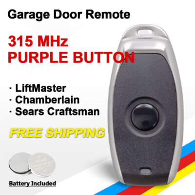 2 For Chamberlain LiftMaster 371LM Remote Garage Door Opener Purple ...