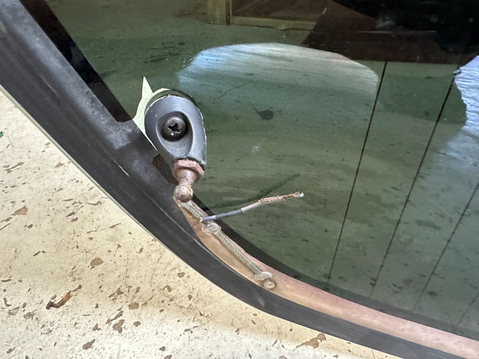 91-96 Chevy Corvette C4 REAR HATCH GLASS LIFTGATE OEM | eBay