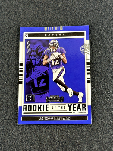 2021 Panini Contenders RASHOD BATEMAN Rookie of the Year #ROY-RBA ...