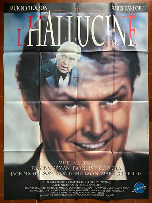 Affiche L'HALLUCINE Jack NICHOLSON Boris KARLOFF 120x160cm | eBay