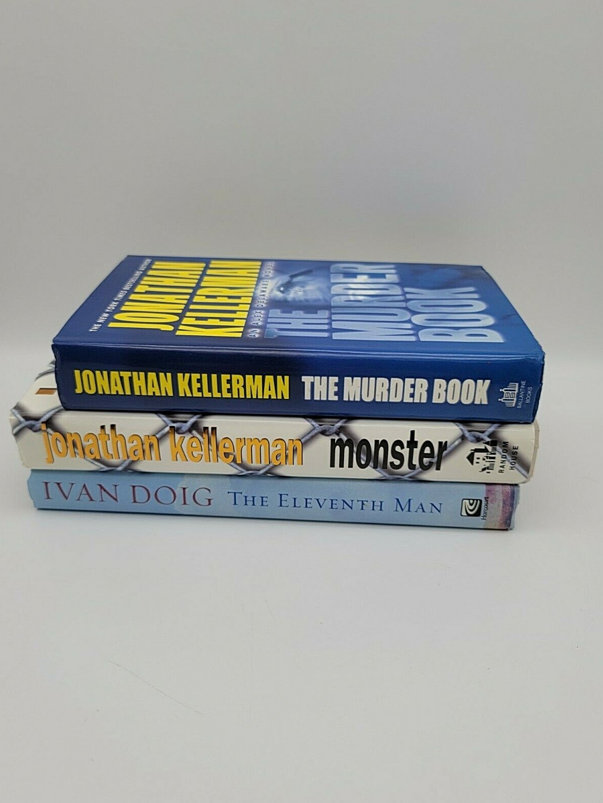 Book Lot 3 The Murder Book, The Eleventh Man, Monster ~ Murder Mystery ...