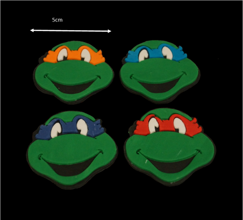 TMNT1 Cookie Cutter Superhero Fondant Ninja Turtle Cake - Made In ...