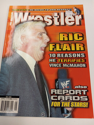 The Wrestler Magazine May 2002 Ric Flair Undertaker Vince McMahon WWF ...