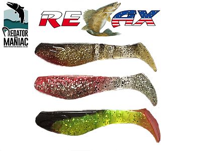 relax kopyto 3" (7,5 cm) 3pcs. lure,predator,casting,vetical fishing ...