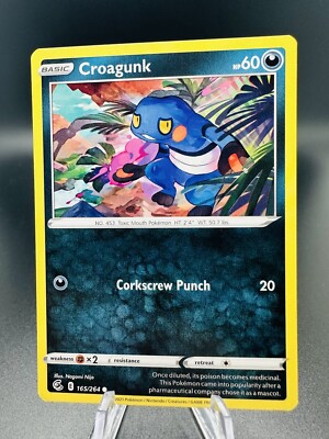 Pokemon TCG - Croagunk 165/264 - Fusion Strike 2021 | eBay