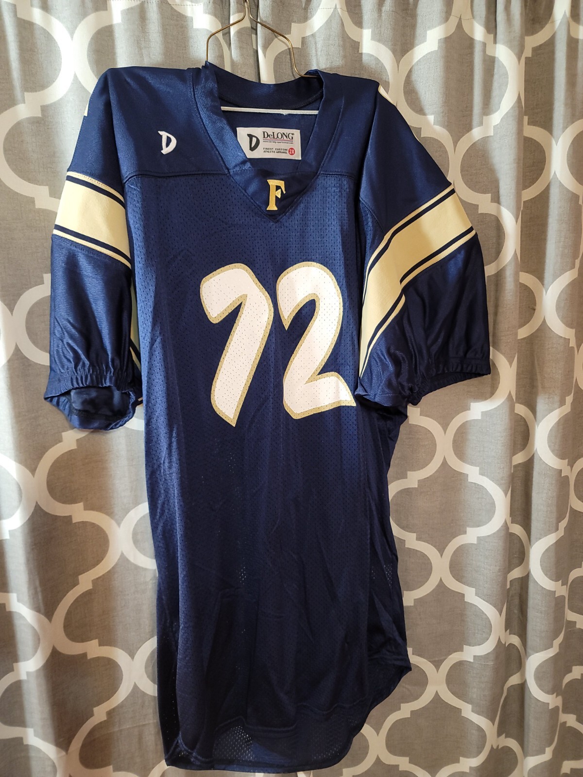 Vintage DeLong NFL Rams MESH #72 Jersey Size XXL | eBay