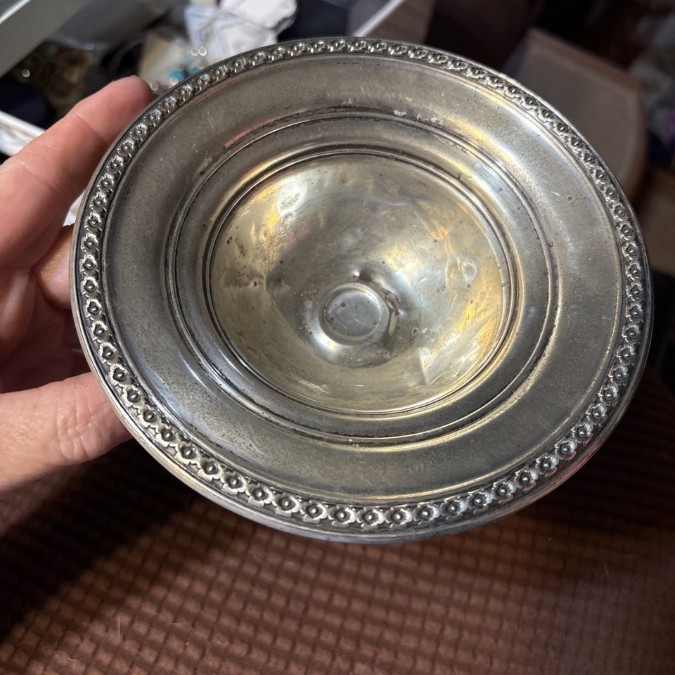 Rogers Sterling Silver Weighted Compote/ Candy Dish - Vintage 219g- | eBay