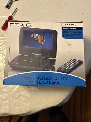 Craig 7 Inch Portable LCD Tv with DVD Player Portable DVD Player | eBay