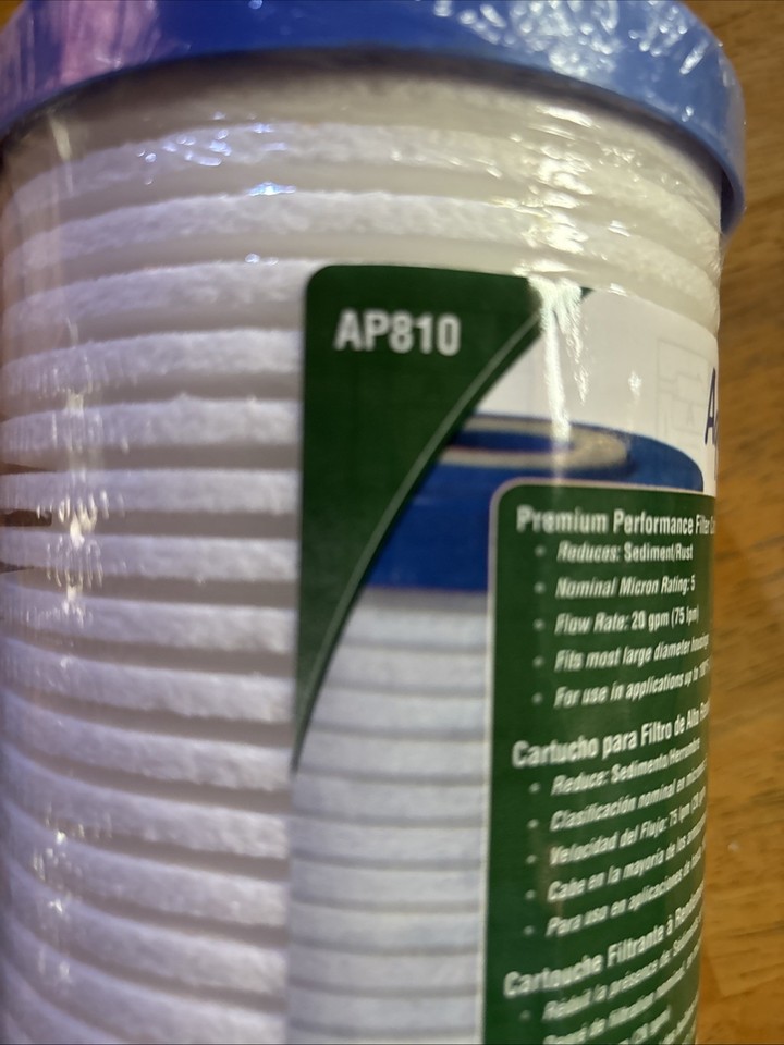 Aqua-Pure 3M AP810 Performance Water Filter Drop-in Cartridge Sealed 3 ...