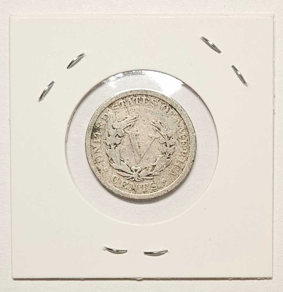 1908 Liberty Head V Nickel 5C Circulated U.S. Type Coin | eBay