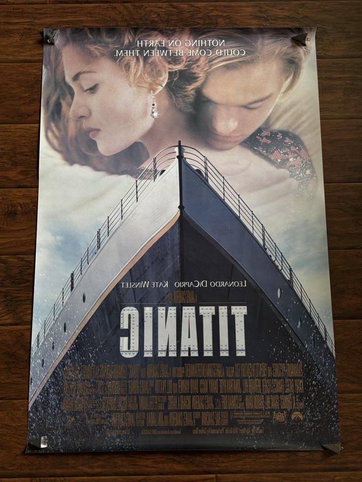 Titanic 1997 One Sheet Double Sided DSS Original Vintage Movie Poster ...