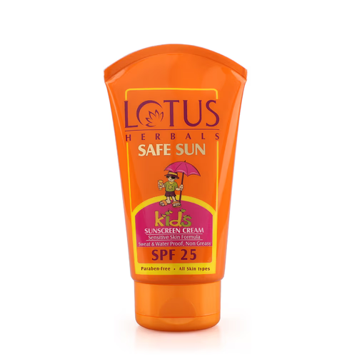 Lotus Herbals Safe Sun Kids Sunscreen Cream SPF - 25 (50gm) | eBay