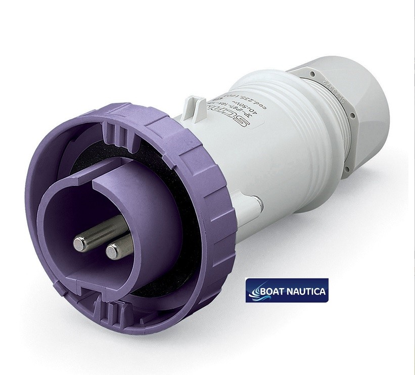 Scame Socket / Plug Watertight IP67 For Nautica 12/24 Volt 16A Durbar ...