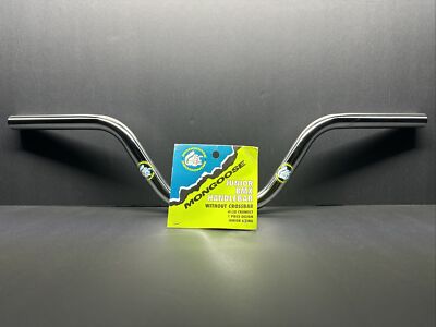 NOS Mongoose 22.2mm Cr-mo Junior Bmx Chrome Race Handlebars Fit ...