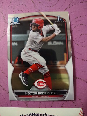 2023 Bowman Chrome Hector Rodriguez 1st Bowman Sp #BCP-95 Cincinnati ...