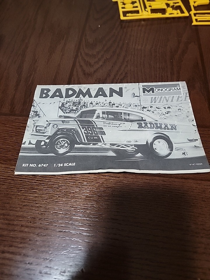 Monogram Badman 1:24 Plastic Model Kit #6747 | eBay