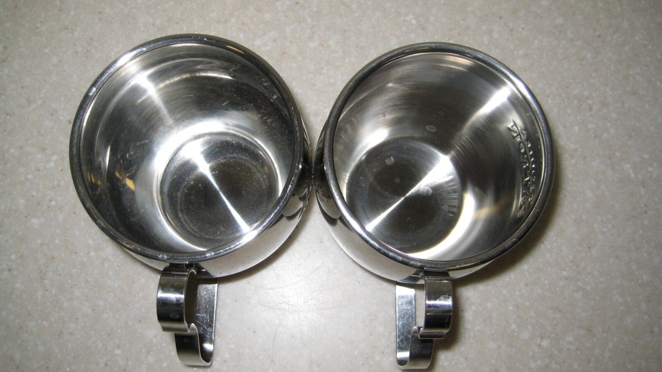 2 PATRON TEQUILA PATRON MOSCOW MULE STAINLESS STEEL MUGS | eBay