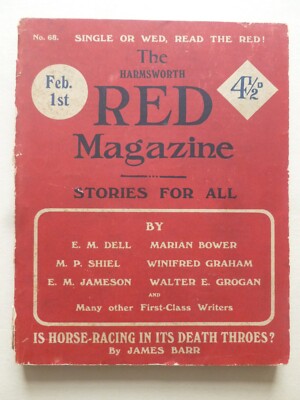 UK Pulp Magazine – THE RED MAGAZINE No. 68, February 1, 1912 – M P ...