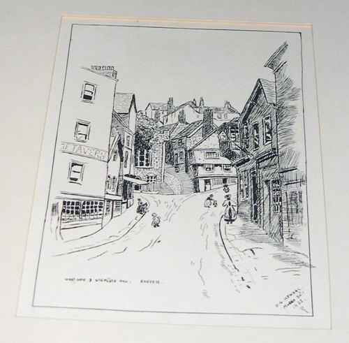 Original Pen & Ink Picture By D.G.Kendal - West Gate / Stepcote Hill ...