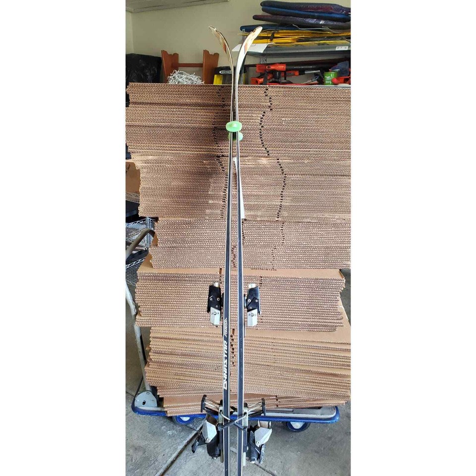 Vintage Dynastar Omesoft Skis Omega With Bindings 183cm | eBay