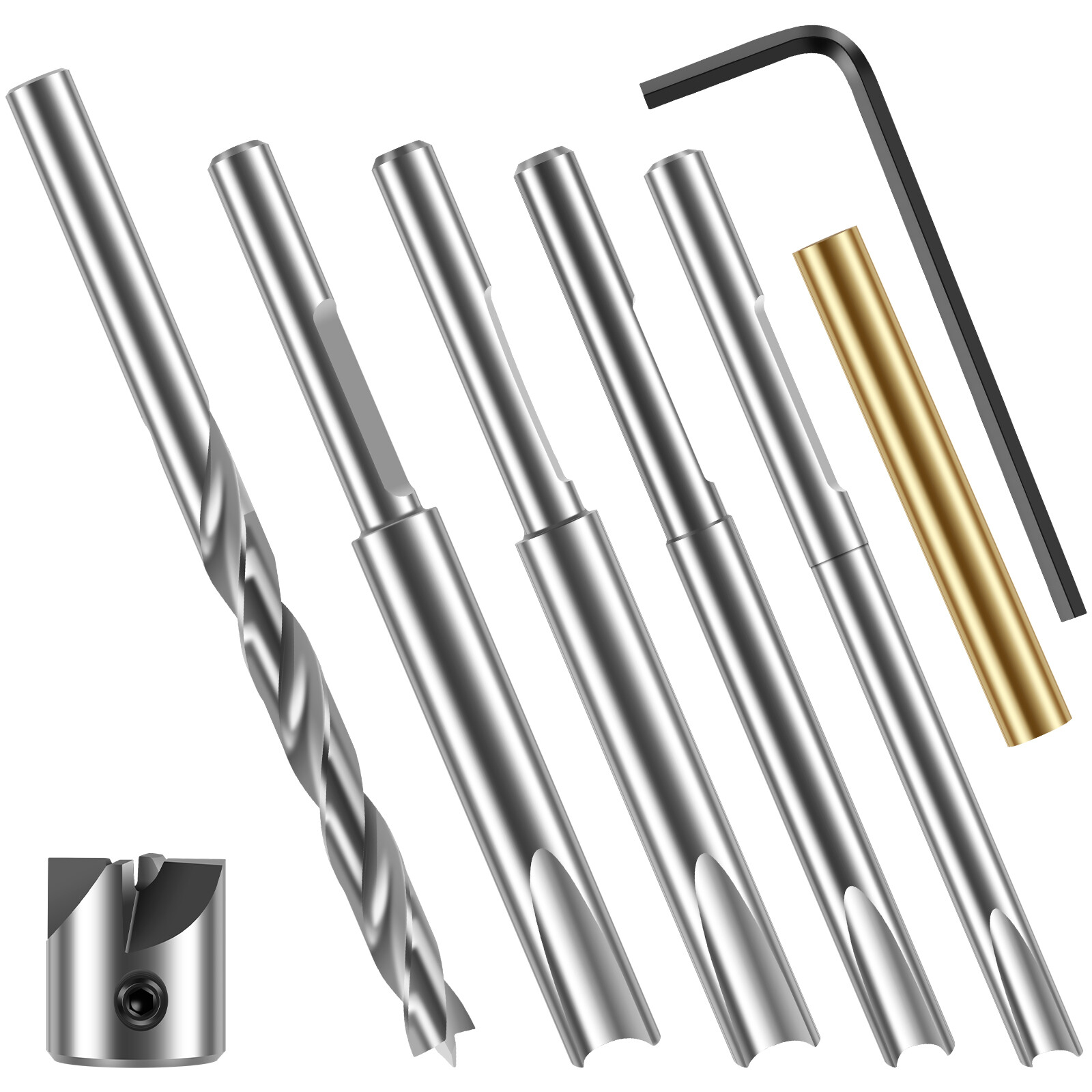 8X Pen Barrel Trimmer High Speed Steel Pen Mill Trimmer with 3/4 ...