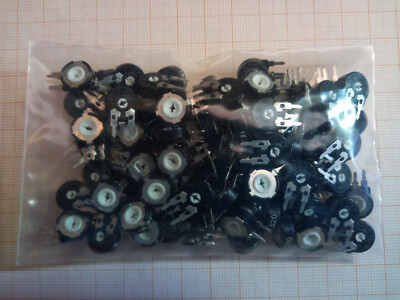 100x 1k kohm kiloohm Piher Trimmer PT10 stehend Trimmpoti ...