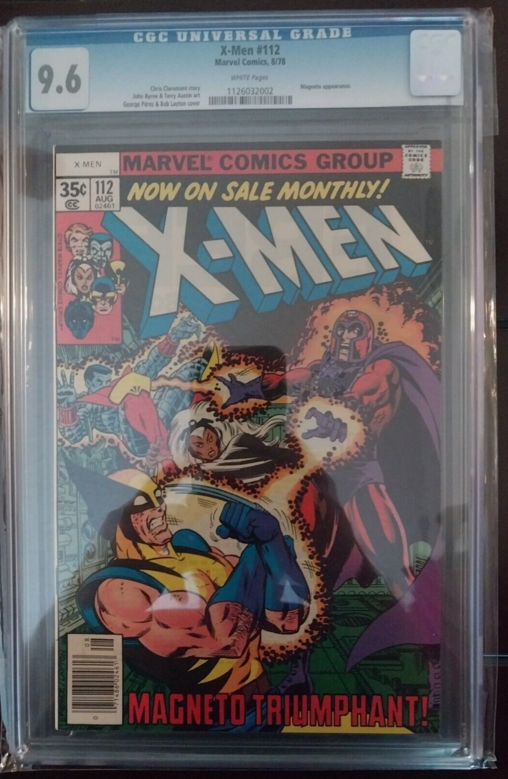 Marvel Comics X-Men Issue #112 Magneto Appearance CGC 9.6 Near Mint+ | eBay